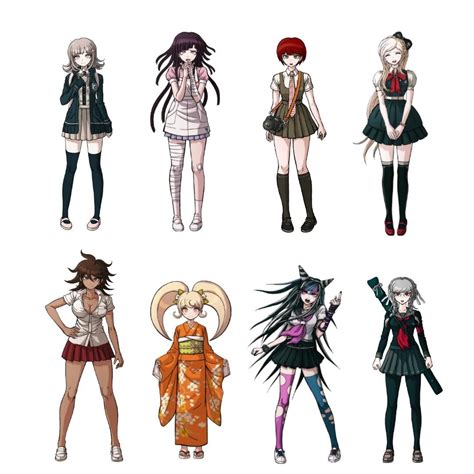 Danganronpa 2s Female And Male Cast Thoughts Rmendrawingwomen
