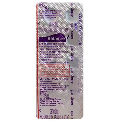 Alday Tablet 10s Ausadhium247