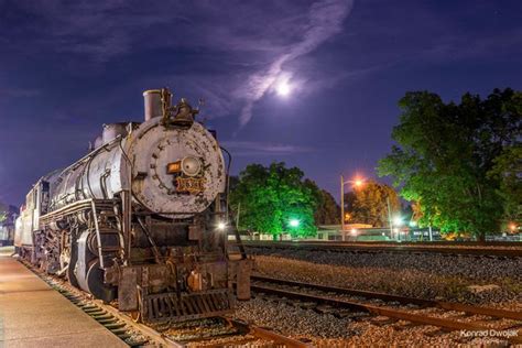 Main Street Collierville Historic Town Square At Night — Konrad Dwojak