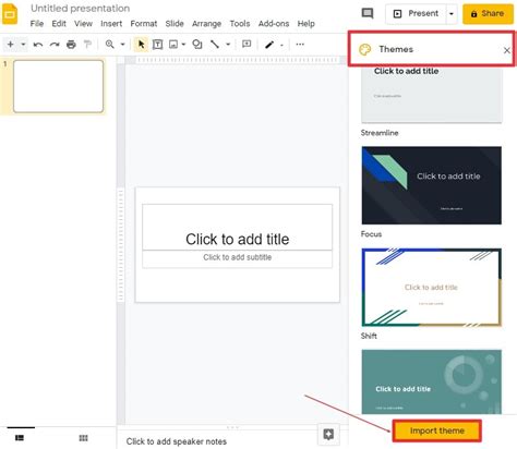 Easy Way To Import Google Slides Themes
