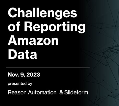 Challenges Of Reporting Amazon Data Webinar