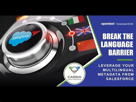 Multilingual Opentext Extended Ecm For Salesforce By Cassia