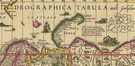 Old World Map 1635 By Willem Blaeu Rare Masterpiece Atlas Seven W