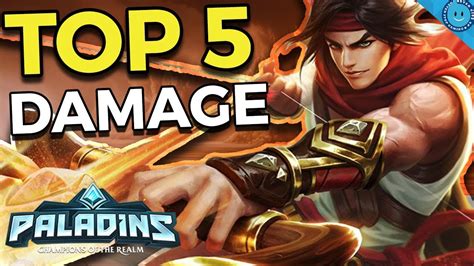 Top 5 Best Damage Champions In Paladins Competitive Tier List YouTube