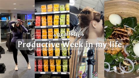 Weekly Vlog Forcing Myself To Be Productive Realistic YouTube