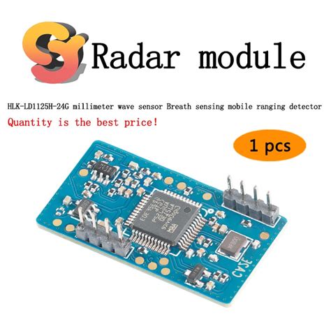 Ready Stock Supply 1pcs HLK LD1125H 24gmm Wave Radar Module Breath