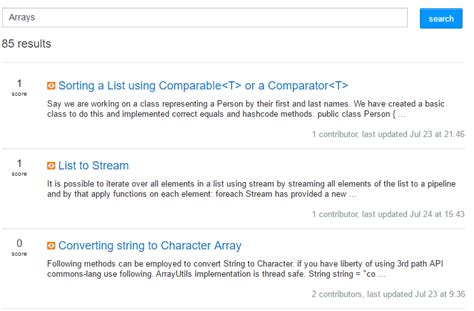 Issues With Searches In Documentation Meta Stack Overflow