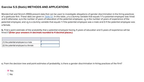 Solved Exercise Static Methods And Applications Chegg