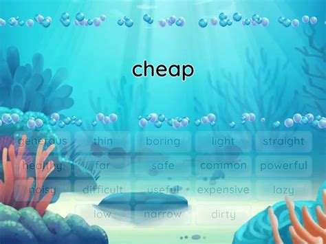 Oposite Adjectives Find The Match