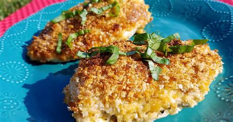 Parmesan Mayo Crusted Chicken Recipe By Courtney Budzyn