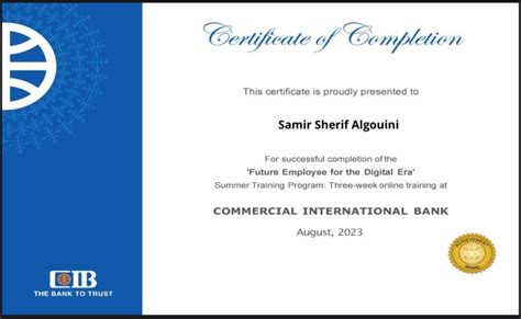 Samir Sherif On Linkedin Cibsummerinternship2023