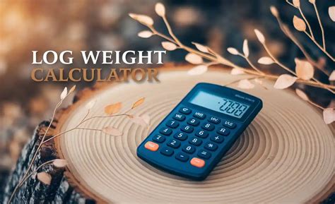 Log Weight Calculator For Wood Easy And Accurate Tool
