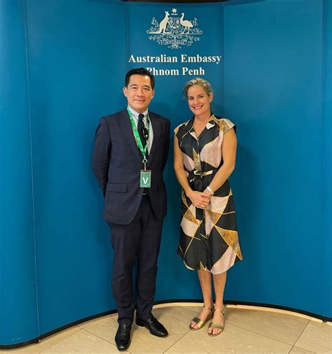 Sothea Sambath On Linkedin With Australia Senior Trade Commissioner Ms