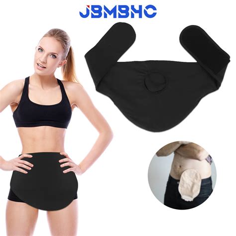 Ostomy Abdomen Belt Stoma Elastic Ostomy Hole Unisex Hernia Abdominal
