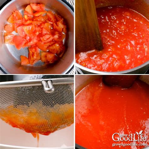 Plain Tomato Sauce Small Batch Canning Recipe