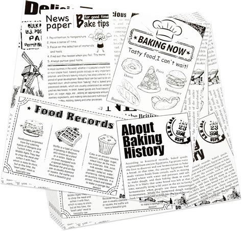 Baking Paper Cuts 25 X 25 Cm 200 Sheets Deli Paper Sheets Chip