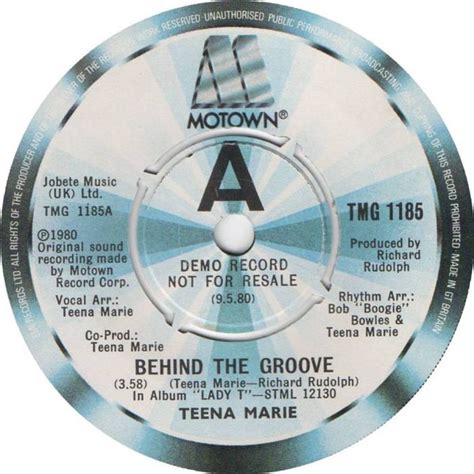 Teena Marie Behind The Groove 1980 Vinyl Discogs