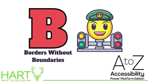 A To Z Accessibility Borders Without Boundaries Hart Of The Midlands Mike Hartley