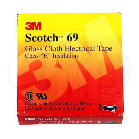 3m 69 Silicone Adhesive Glass Cloth Electrical Tape 69 For Coil