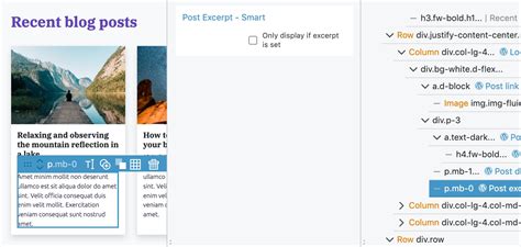 displaying up to date information with dynamic blocks pinegrow web editor