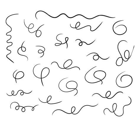 Premium Vector Soft Lines Hand Draw Arrows Sign Symbols Set Direction