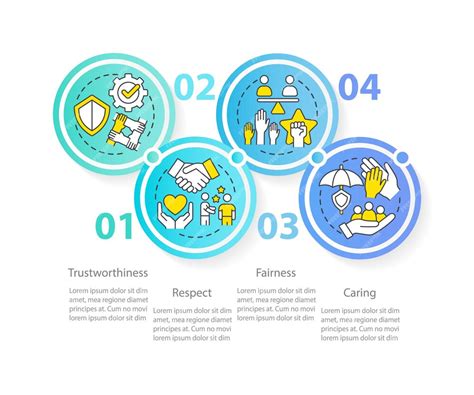 Premium Vector Organizational Ethics Elements Circle Infographic Template