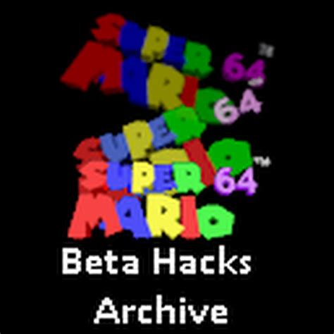 Sm64 Beta Hack Archive Youtube