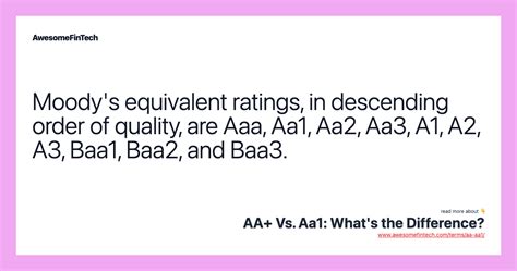 aa vs aa1 what s the difference awesomefintech blog