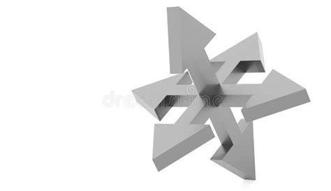North Direction Compass Icon On White Background Stock Illustration