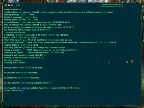 Hướng Dẫn Cài đặt Docker Trên Ubuntu Đỗ Trung Quân