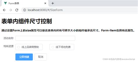 021form表单form Item Scoped Slot Csdn博客