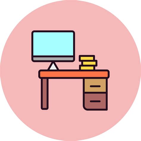 Pc Table Vector Icon 19819039 Vector Art At Vecteezy Pc Table Vector Icon 19819039 Vector Art At Vecteezy