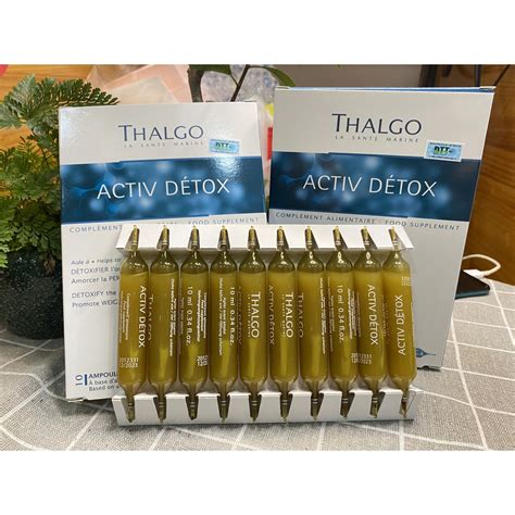 [HÀNG CÔNG TY] Nước Uống Thải Độc Thanh Lọc Cơ Thể Thalgo Active Detox ...