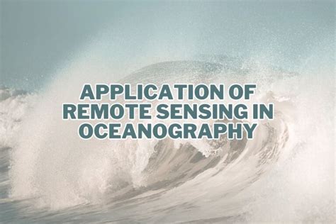 15 Application Of Remote Sensing In Oceanography Spatial Post