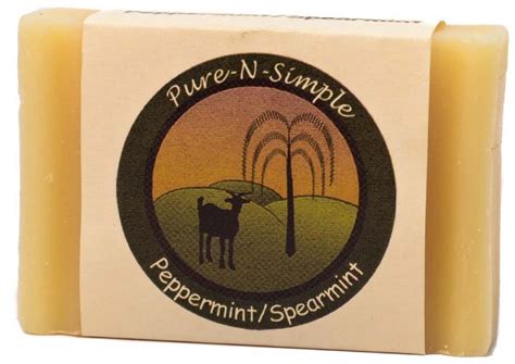 Peppermint Spearmint Goat Milk Soap Pure N Simple Soap