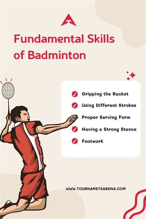 Fundamental Skills Of Badminton Badminton Badminton Tips Badminton