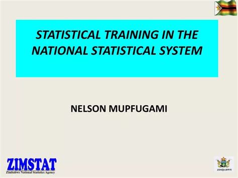 Ppt Statistical Training In The National Statistical System