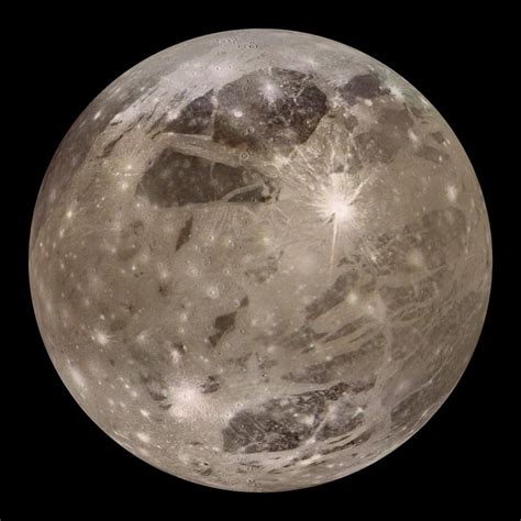 Ganymede Jupiters Moon Science On A Sphere
