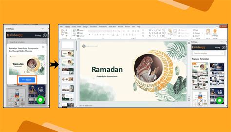 How To Use Slideegg Add In In Powerpoint To Insert Templates