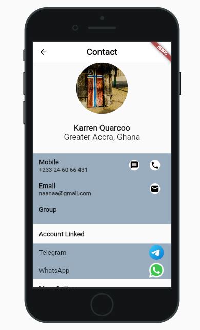 A Contact Book App Built With Flutter
