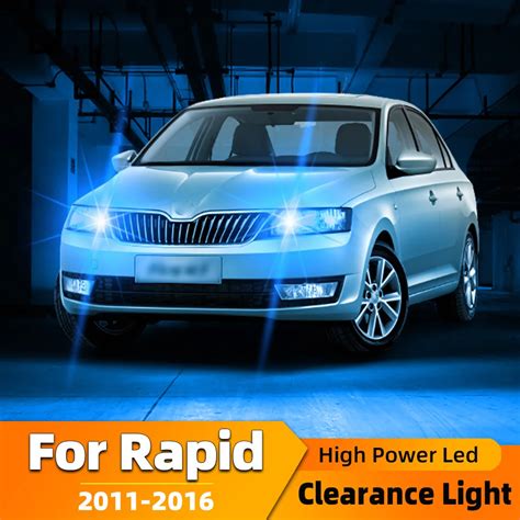 2pcs-LED-Parking-Light-For-Skoda-Rapid-NH1-NA2-NH3-Accessories-2011 ...