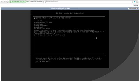 how to enter single user mode for ubuntu atlantic cloud atlantic