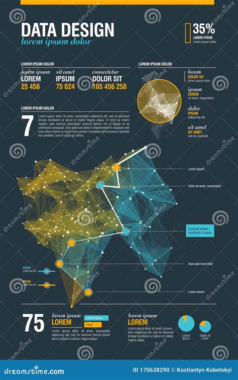 Futuristic Infographic Information Aesthetic Design Complex Data