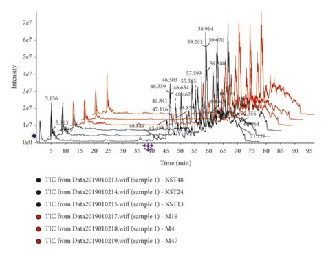 Superposition Diagram Of Total Ion Flow Of Kst And M In The Positive Download Scientific