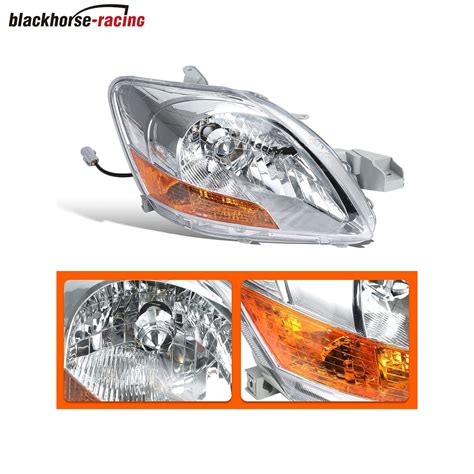 Headlight Set Left And Right Compatible For Toyota Yaris Sedan 2007 20