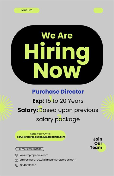 Dasari Sarveswara Rao On Linkedin Hiring Jobopening Careers