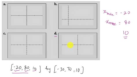 Solved In Exercises Match The Viewing Rectangle With The Correct