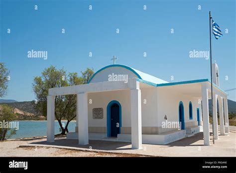 Church Agios Dimitros Kilada Argolis Peloponnese Greece Stock