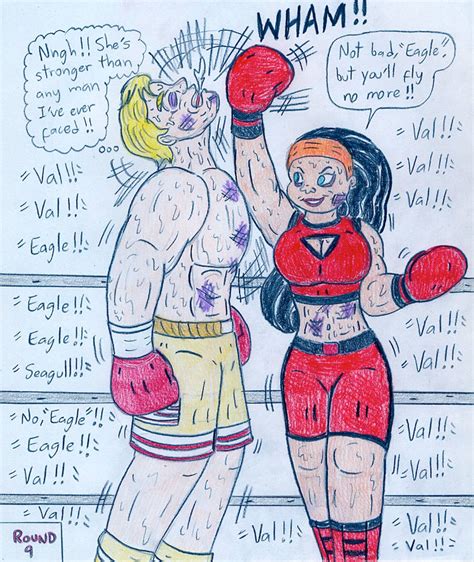 Boxing Valerie Grey Vs David Eagle By Jose Ramiro On Deviantart