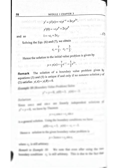Solution Initial Value Problem And Boundary Value Problem Studypool